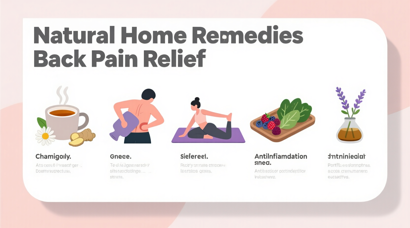 Natural Home Remedies for Back Pain Relief | Safe & Effective Tips